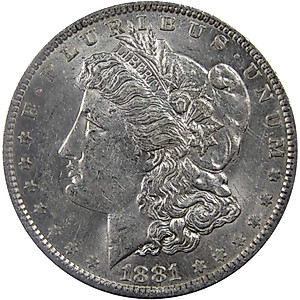 1881 O Morgan Dollar AU About Uncirculated 90% Silver $1 US Coin Collectible