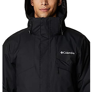 Columbia Men's Bugaboo II Fleece Interchange Jacket, Black/Red, X-Large