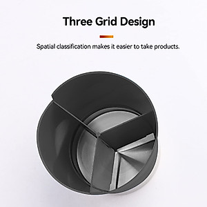 Straw Holder for Countertop, 3 Grid Stainless Steel Straw Dispenser Drinking Straw Dispenser Coffee Stirrers Holder Forks Spoon Organizer for Coffee Bar Kitchen Party