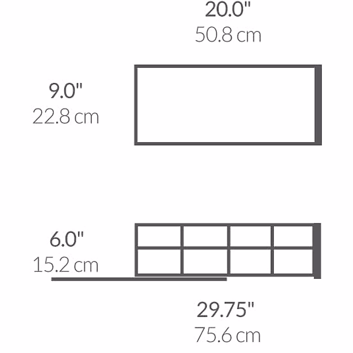 simplehuman 9 inch Pull-Out Cabinet Organizer, Heavy-Gauge Steel Frame