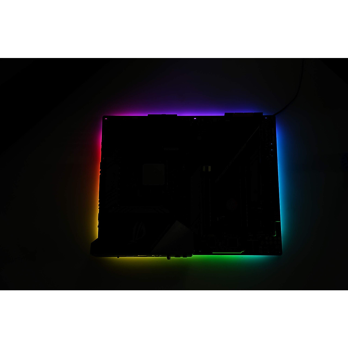 Formulamod ATX Motherboard RGB Backplate Light-Emitting Back-Plane 5V 3 Pin ARGB Desktop Decor Lamp Strip Back Light Pad