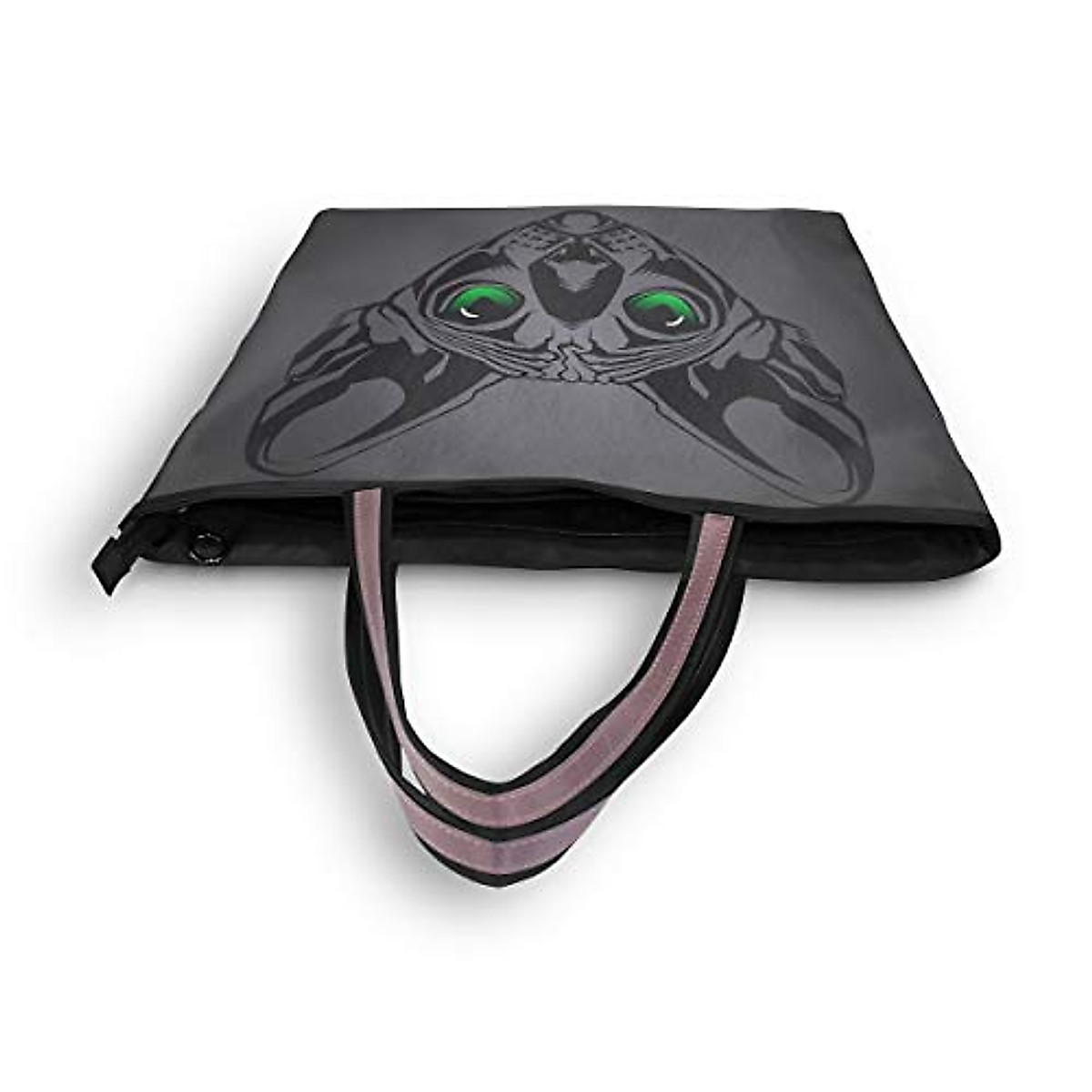 Large Shoulder Bag Sphynx Cat Handbag Tote Bag With Zipper for Work Travel Beach Shopping School