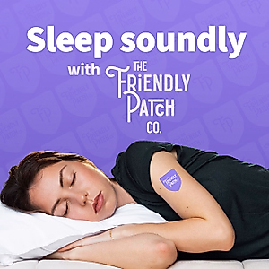 The Friendly Patch 28 Day Sleep Patches Snooze for Sleep Aid Support | Natural Sleeping Aid with Melatonin 7mg and Magnesium