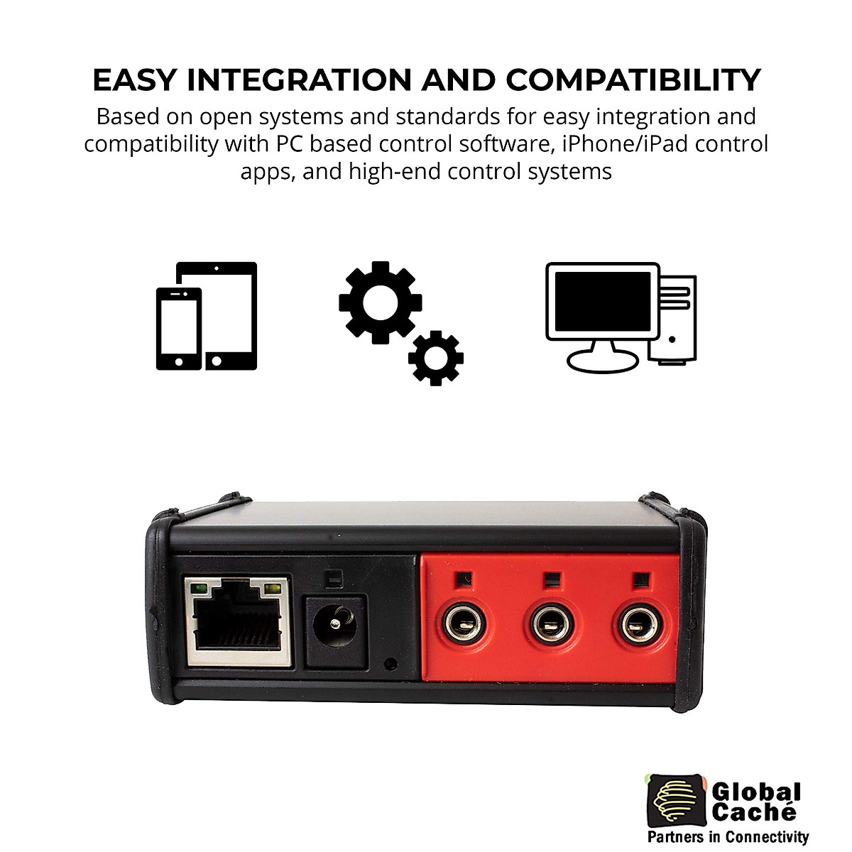 Global Caché IP2IR iTach TCP/IP to IR Converter - Connects Infrared Control Devices to a Wired Ethernet