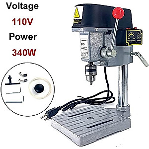 JOYABEST Upgraded Version of 3-Speed Mini Drill Press Machine 340W Mini Bench Table Drill for Craft Jewelers & Hobbyists
