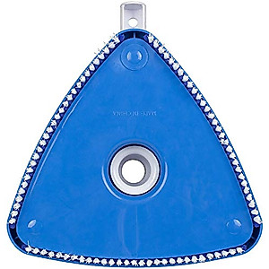 Poolmaster 18510 Triangle Vinyl Liner Swimming Pool Vacuum, Essential Collection,Neutral,Medium Blue