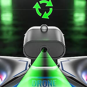 Drone With 4K Dual HD Camera - 2023 Upgradded RC Quadcopter for Adults and Kids, Light Show Obstacle Avoidance Aerial Drone, WiFi FPV RC Drone for Beginners Live Video HD Wide Angle RC Aircraft