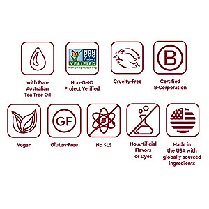 Desert Essence Neem Cinnamint Toothpaste 6.5 oz - Non-GMO, Gluten Free, Vegan, Cruelty Free, Fluoride Free - Neem & Pure Australian Tea Tree Oil - Neutralize Bacteria - Healthy Mouth & Bright Smile