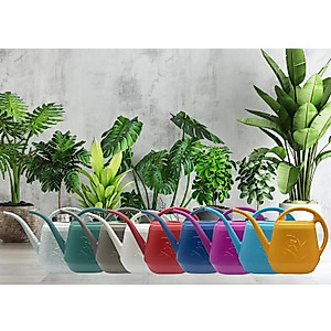 UFANME Plant Watering Can with Long Spout for Inoor and Outdoor - 1/2 Gallon - Blue