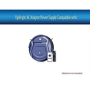 UpBright 19V AC/DC Adapter Compatible with OKP Life K2 Robotic Vacuum Cleaner 12.8V Lithium-ion Battery Pack Charging Dock AMC AD-0121900060US AD-0121900060EU 19VDC 0.6A Class 2 Power Supply Charger