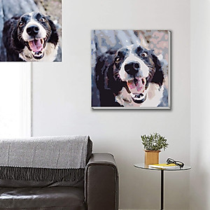 Texture of Dreams Personalized Paint by Numbers Kit for Adults, Acrylic Painting Oil Painting on Framed & Stretched Canvas, Customized DIY Paint by Numbers Set Painting for Beginners (12" x 16")