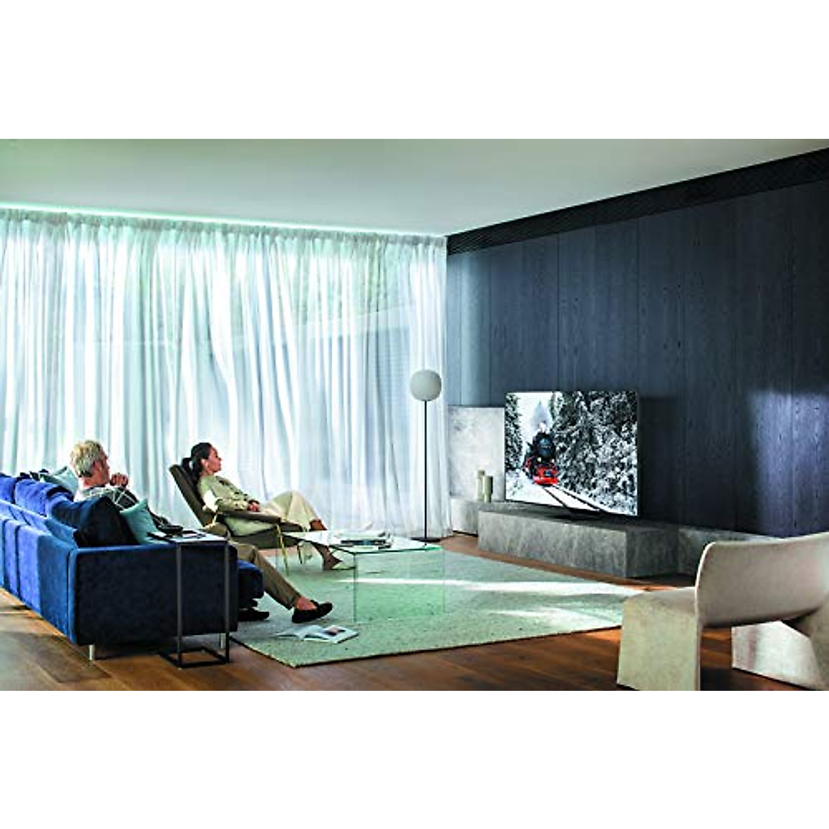 SAMSUNG 75-inch Class QLED Q800T Series - Real 8K Resolution Direct Full Array 24X Quantum HDR 16X Smart TV with Alexa Built-in (QN75Q800TAFXZA, 2020 Model)