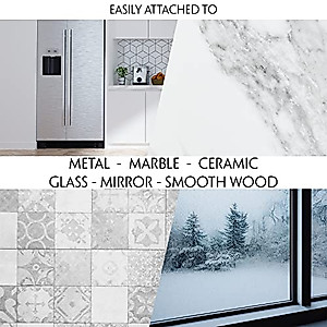 J-One Suction Cups with Hooks, 12 pcs Upgraded Window Suction Cups with Hooks Upgraded PVC Suction Cup with Stainless Steel Hook Removable, 4 Sizes Large Medium, Small Suction Cups with Hooks