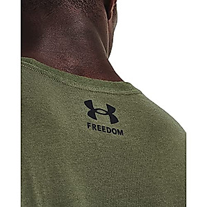 Under Armour Men's Freedom Chest Graphic Short Sleeve T-Shirt, (390) Marine OD Green / / Black, 3X-Large