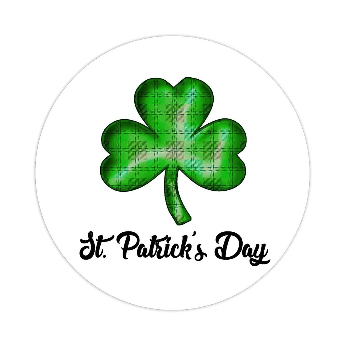 50 PCS Cute St.Patrick's Day Shamrock Lucky Stickers 2in Spring St Patrick's Day Gift Stickers Round Tag Envelope Seals for Laptop Bottle Bags St.Patrick's Day Gifts for Girls Kids Men Women