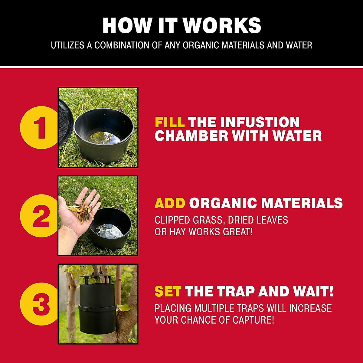 Catchmaster Oasis Ovi-Mini Mosquito Trap 4Pk, Home Outdoor Mosquito Control, Mosquito Killer Outdoor, Pet Safe Backyard Insect Killer, Glue Board Bug Catcher, Pool, Patio, Shed & Garden Pest Control