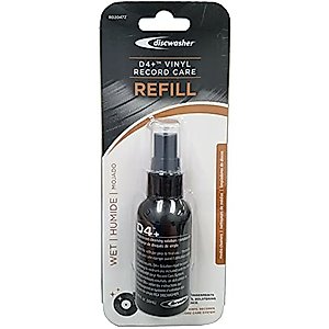 Discwasher RD2047Z D4+ Vinyl Record Care Refill, 1.69 fl. oz (50mL). Cleaning Fluid Refill for RD1007 Record Care System