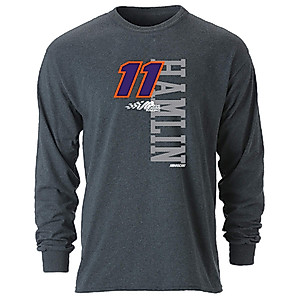 Ouray Sportswear NASCAR Ouray L/S Tee Denny Hamlin, Graphite, Large