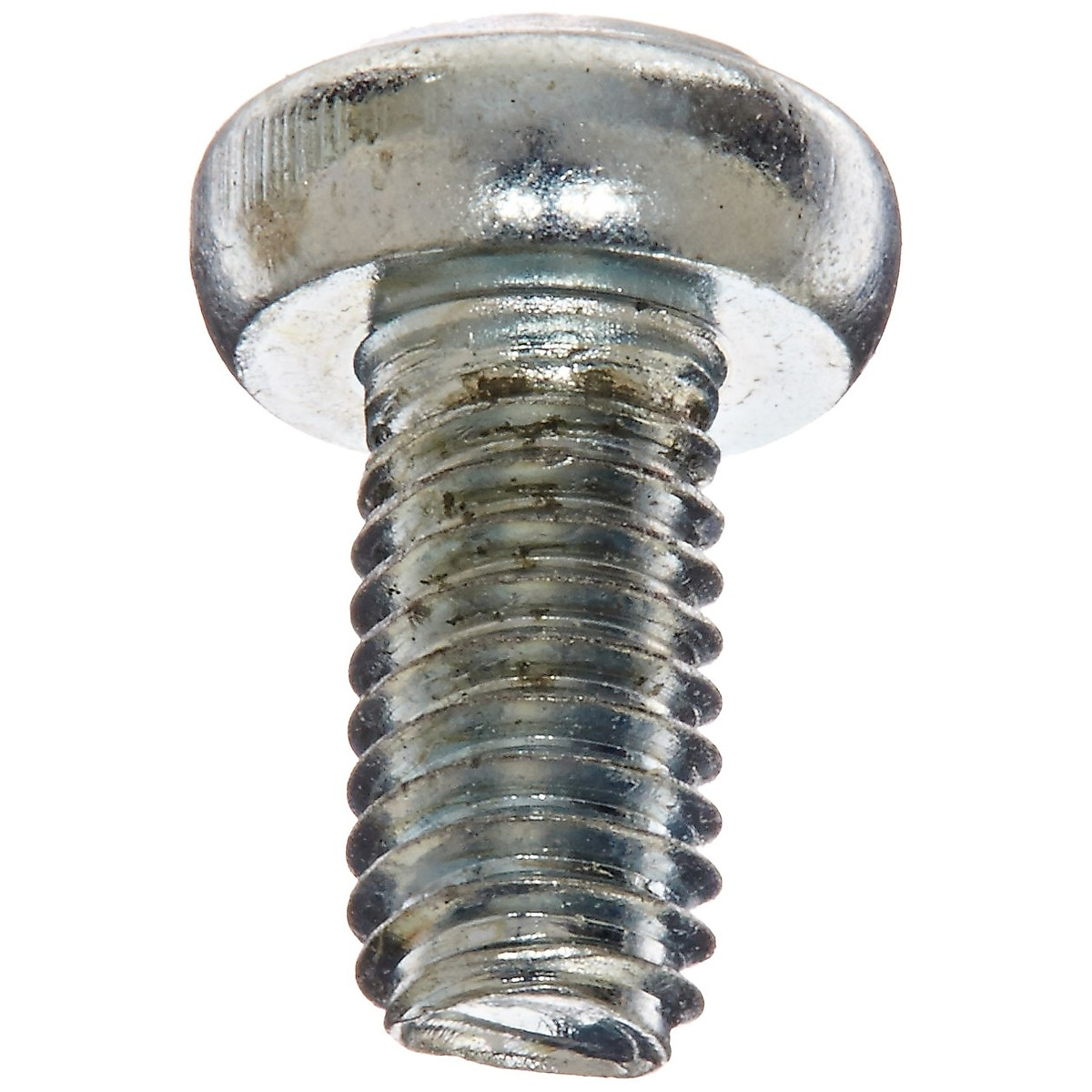 Small Parts M36D7500T Steel Thread Rolling Screw for Metal, Zinc Plated, Pan Head, Star Drive, Metric, M3-0.5 Thread Size, 6 mm Length (Pack of 100)