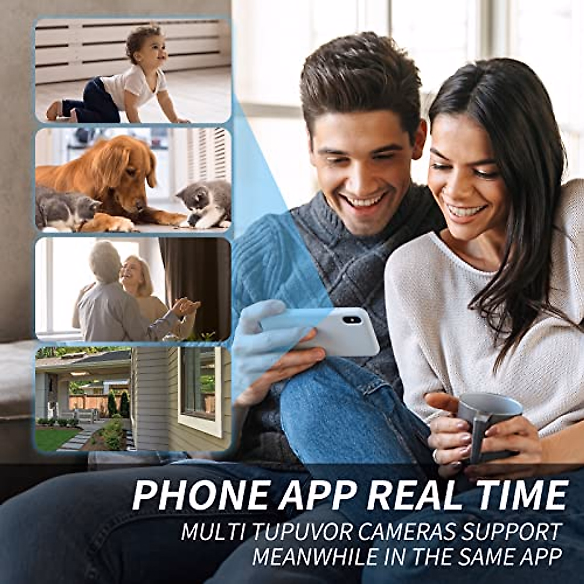 Mini Spy Hidden Camera WiFi Nanny Cam with App 1080P HD Small Wireless Portable Home Security Cameras Covert with Night Vision Motion Detection Built in Battery 32Gb SD Card for Home Indoor Outdoor