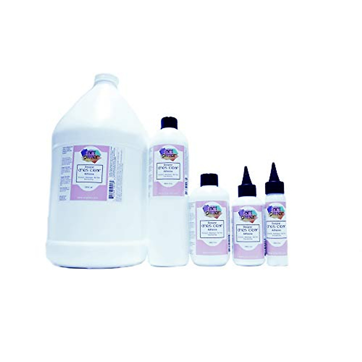 Art Glitter Designer Dries Clear Adhesive 2 OZ W/Black SPOUT