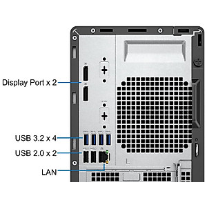 Dell 5000 Optiplex Tower Computer - Intel i9-12900K, 64GB RAM, 4TB NVMe SSD, DisplayPort, HDMI, DVDRW, Wi-Fi, BT, USB-C 10GBps, Windows 11 Pro
