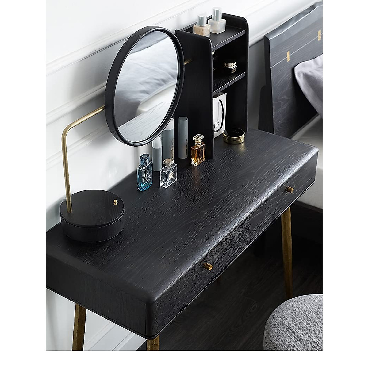 17.7"x118" Black Wallpaper Wood Peel and Stick Wood Contact Paper Black Wallpaper Wood Black Contact Paper Self Adhesive Wallpaper For Wall Countertop Cabinet Shelf Home Decoration Roll Film Roll