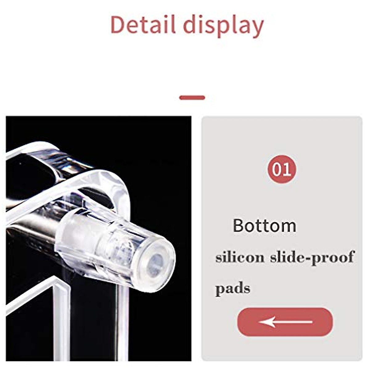 whillar Bathroom Organizer Countertop Acrylic Vanity Bathroom Sink Counter Dresser Top Corner Cosmetic Skincare Makeup Lotion Perfume Organizer and Storage Tray Shelf 3-Tier for Bathroom Kitchen