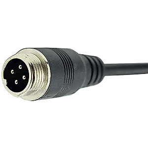 priaolker Car Video 4Pin Aviation Extension Cable for CCTV Rearview Camera Car Truck Trailer Camper Bus Motorhome Vehicle Backup Monitor Waterproof Shockproof System 3FT/1M