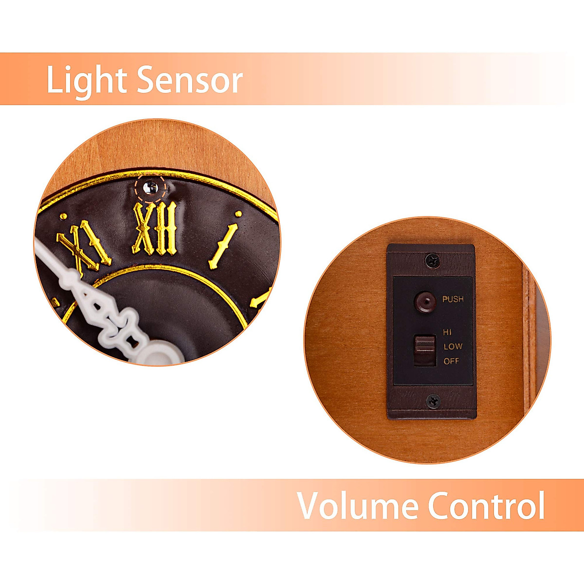 Kendal Handcrafted Wood Cuckoo Clock MX211