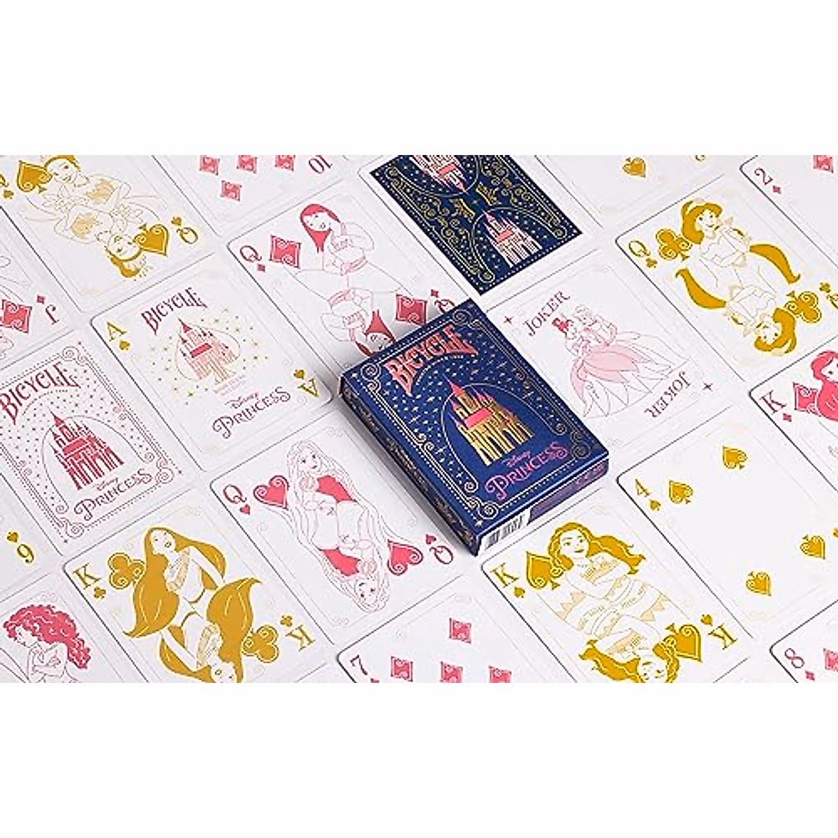 Bicycle Disney Princess Inspired Playing Cards Pink or Blue Playing Cards (Colors May Vary)