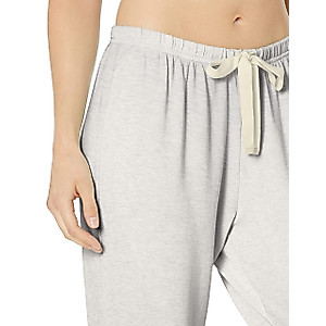 Amazon Essentials Women's Lightweight Lounge Terry Jogger Pajama Pant (Available in Plus Size), Pale Grey, Medium