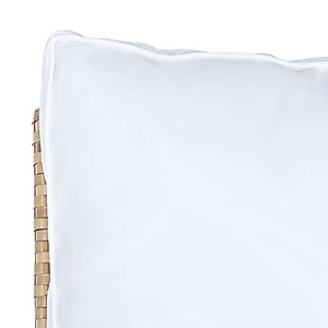 Safavieh Outdoor Collection Daire Natural/White Cushion Rocking Chair PAT7721D