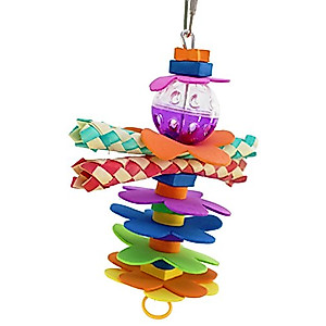 Bonka Bird Toys 1861 Flower Power Bird Toy Parrot cage Toys Cages Cockatiel parrotlet Conure