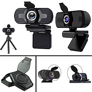 SJZBIN 3PCS Lens Shutter Privacy Cover Thin Web Camera Lens Cover Privacy Shutter Cap Hood Web Cam Privacy Covers for Logitech HD Pro Stream Webcam, Black