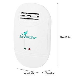 Mini Anion Air Purifier Sterilization, Small Home Air Cleaner Machine, Air Fresher for Smoke Dust Removal - US Plug