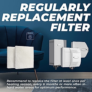 Pokin HC22P Replacement Wicking Humidifier Filter for Honeywell HC22P HE220A 220B 225A 225B & AprilAire 110 220 550 550B Super Wick Filter 2 Pack