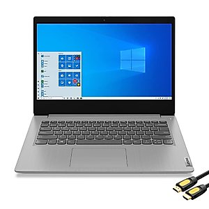 Lenovo Ideapad 3i Laptop, 14" FHD Anti-Glare Display, 11th Gen Intel Core i3-1115G4, 8GB RAM 3200MHz, 512GB NVMe SSD, HDMI, WiFi 6, Webcam, SD Card Reader, SPS HDMI, Win 11 Pro