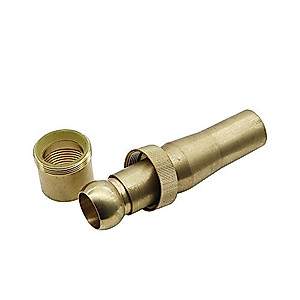 LRJSKWZC Hose Fittings 1 Inch Adjustable Brass Foam Bubbling Water Column Fountain Spray Head Garden Landscape Pond Air-Blended Fountains 1Pc