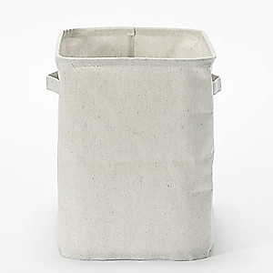 MUJI B6A7018 Linen Storage Bag, Youth Large / 11-13, Beige