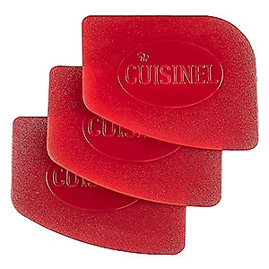 Heavy Duty Pan Organizer, 5 Tier Rack + Pan Scraper Tool - Holds up to 50 LB - Holds Cast Iron Skillets, Griddles and Shallow Pots - Durable Steel Construction - Kitchen Storage - No Assembly