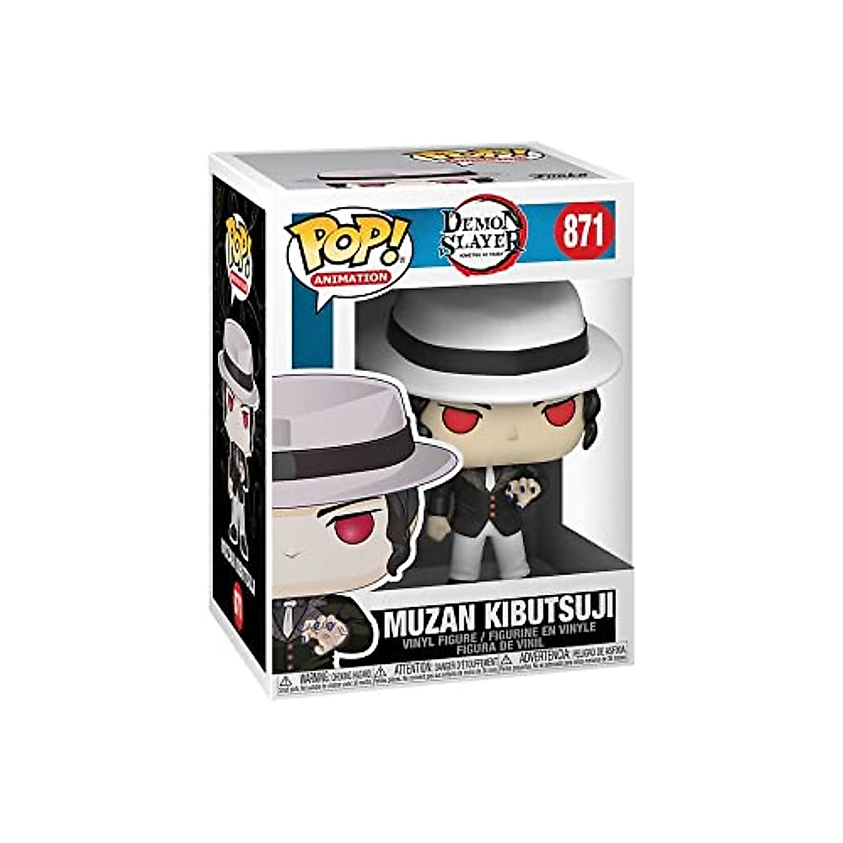 POP Demon Slayer - Muzan Kibutsuji Funko Vinyl Figure (Bundled with Compatible Box Protector Case)