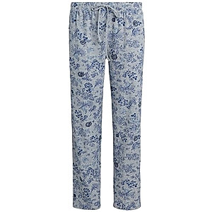 Lucky Brand Women's Pajama Set - 4 Piece Short Sleeve Shirt, Tank Top, Sleep Pants, Lounge Shorts, Size Large, Mini Denim Floral