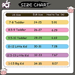 sharllen Toddler Cartoon Cow Cotton Slippers,Girls Boys Cute Indoor Outdoor Plush Animal Cow Shoes Cozy Soft Warm Fluffy Slip-on Home Cow Slipper for Little Kids
