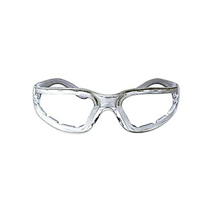 MAGID Gemstone Myst Foam-Lined Safety Glasses, 1 Pair, Anti-Fog Polycarbonate Lenses, Clear