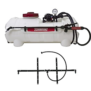 Chapin 97114: Made in The USA 15-Gallon 2.5GPM/12V EZ Mount Deluxe Multi-Purpose ATV/UTV Tank Sprayer for Lawn & Garden, Farm & Acreage, Fertilizers, Weed Control, with 2-Nozzle Spray Boom Attachment