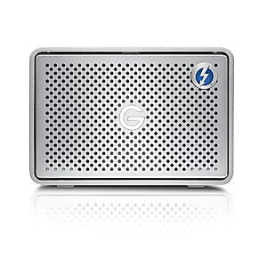 G-Technology 16TB G-RAID with Thunderbolt 2 and USB 3.0, Removable Dual Drive Storage System, Silver - 0G04097-1