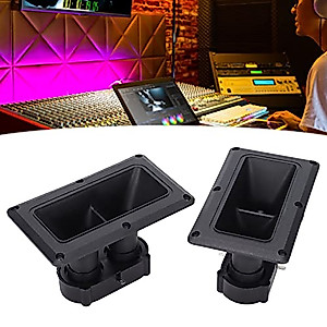 Archuu Wide Dispersion Horn Tweeter Dual Drive Ceramic High Sensitivity Piezoelectric Speaker Piezo Horn Speaker Wide Dispersion Horn Audio Accessories