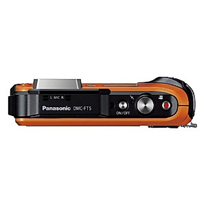 Panasonic Lumix DMC-FT5 Tough Shock & Waterproof Wi-Fi GPS Digital Camera (Orange)