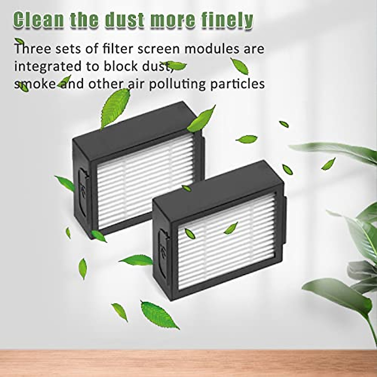 COMUSTER 14 Pack Replacement Parts for iRobot Roomba i1+ i7+ i3+ i4+ i6+ i8+ j7+/Plus Vacuum Cleaner,2 Pack HEPA Filters 2 Pack Side Brushes 8 Vacuum Bags(The accessories are neat)